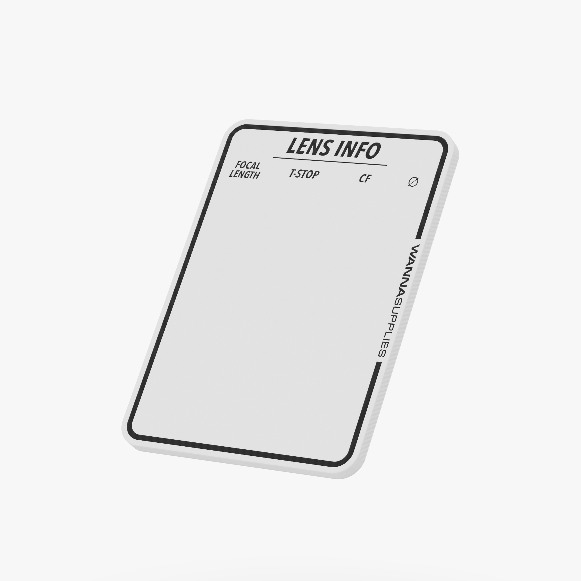 Lens table info | Acrylic – Wanna Supplies